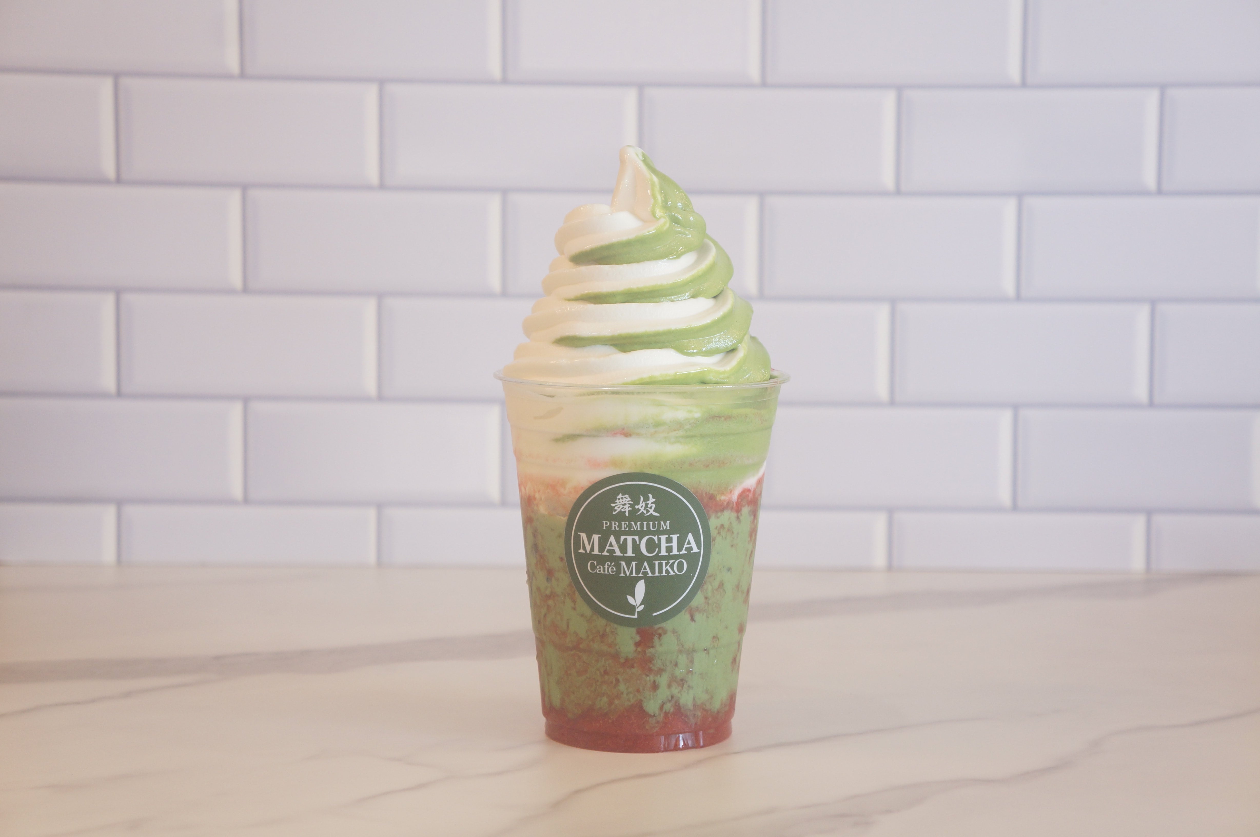 Strawberry Matcha Latte Float | Matcha Cafe Maiko San Diego